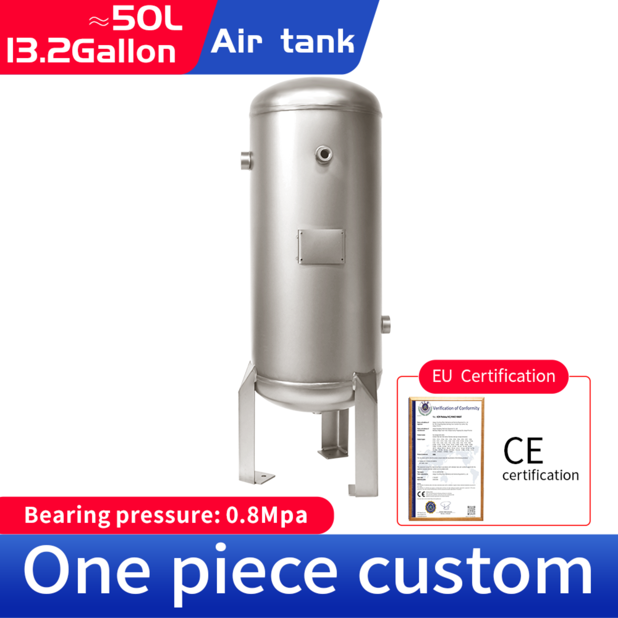 Stainless Steel Air Tank -Jiangsu Youcheng Zhixin Electromechanical ...
