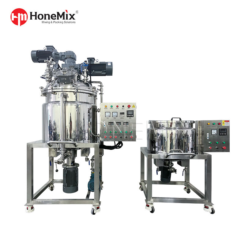 Bidirectional Mixing Machine Bottom Homogenizer Cosmetics Cream Serum ...
