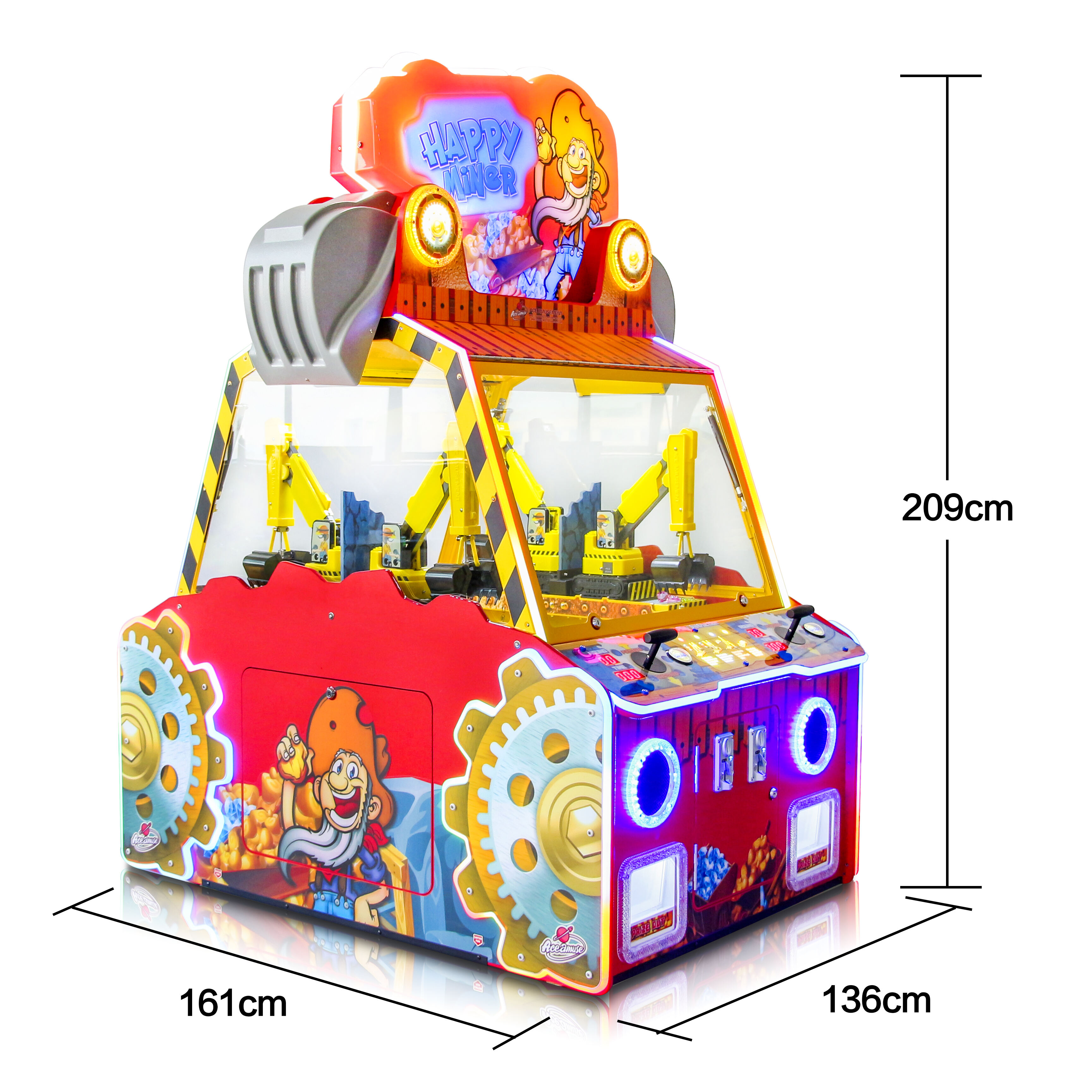 Happy Miner (4PL) | Redemption Game Machines | ACE Amusement