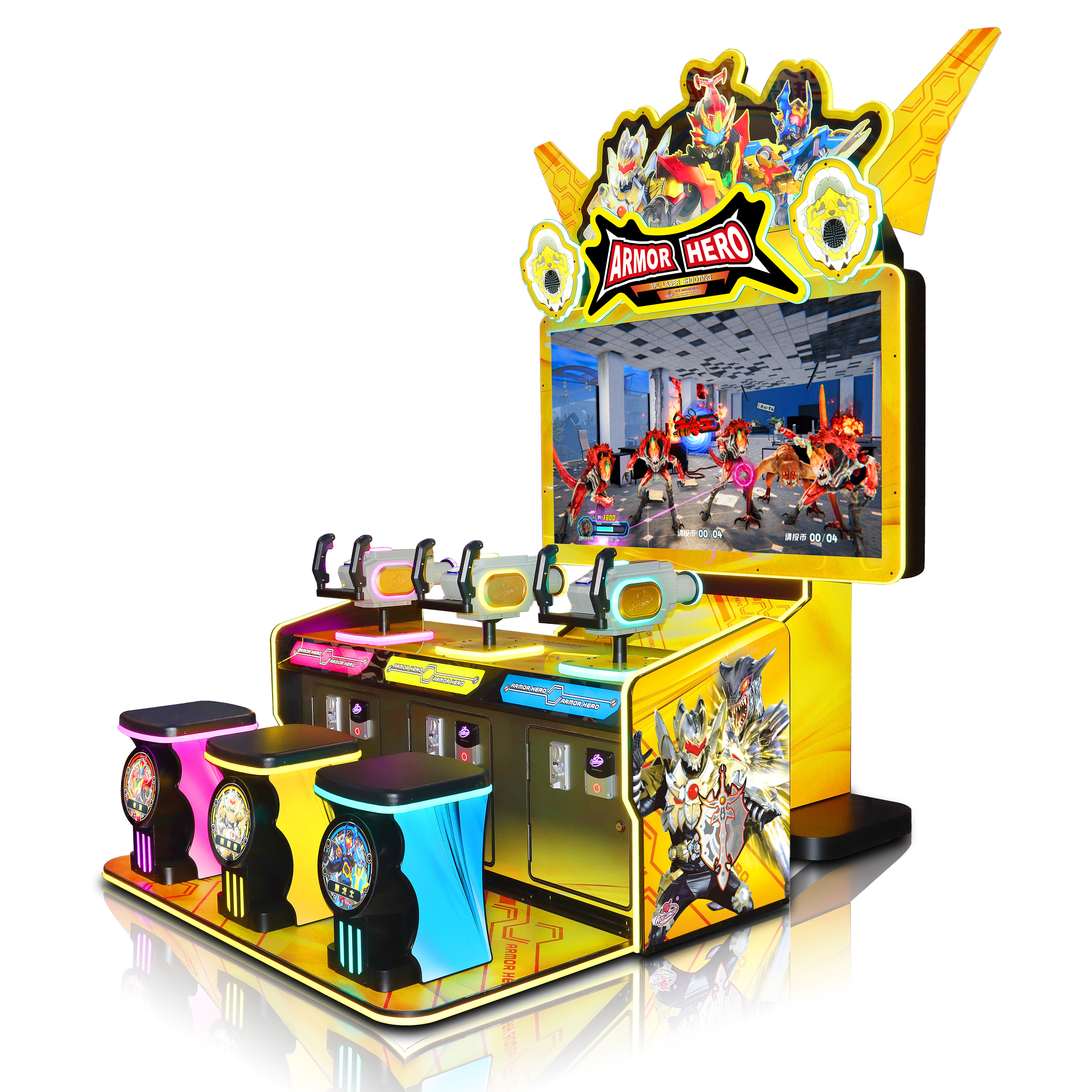 Armor Hero (3PL Laser Shooting Game) | New & Hot Game Machines | ACE ...