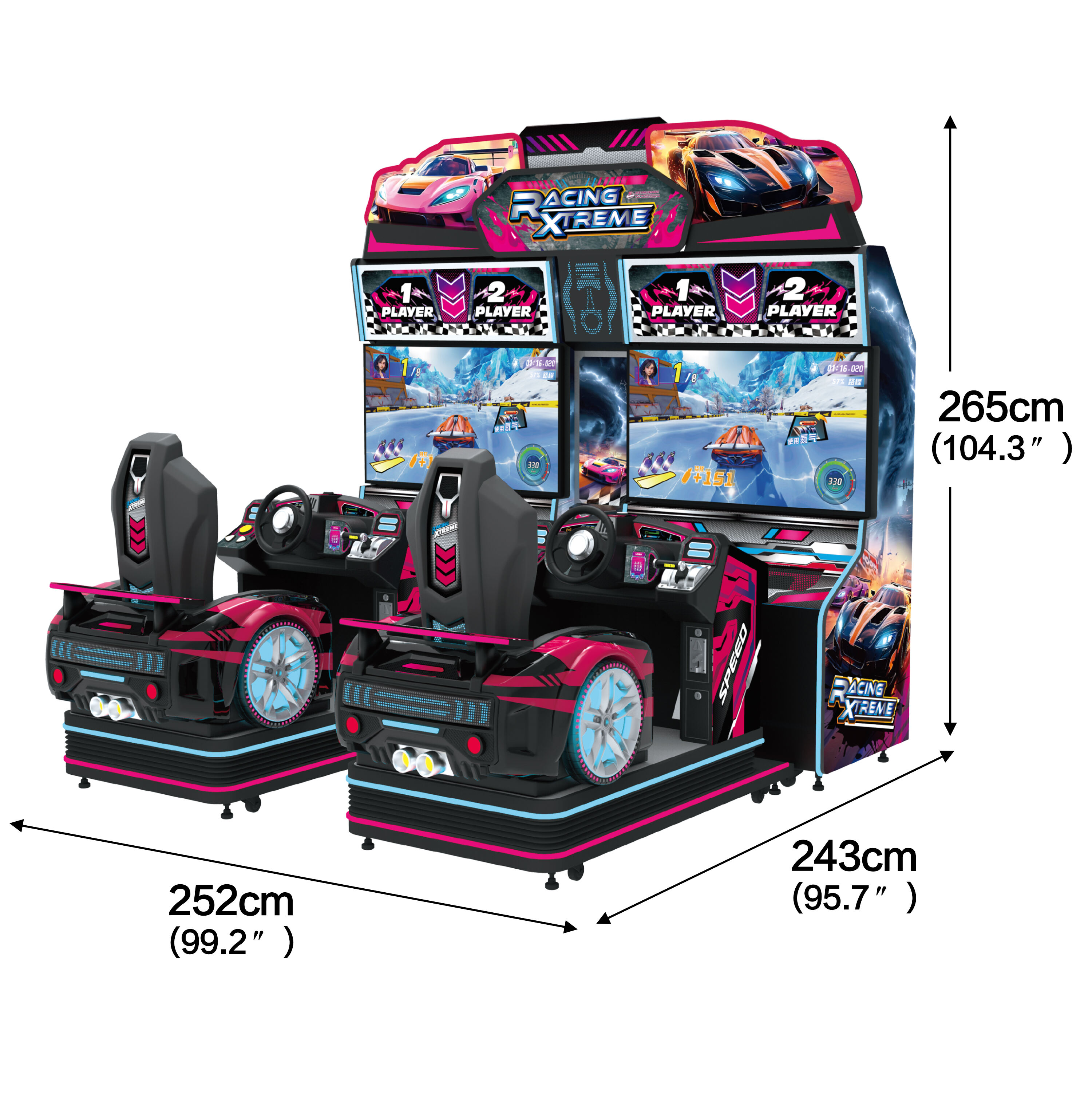 Racing XTreme (SD 2 Monitors) | New & Hot Game Machines | ACE Amusement