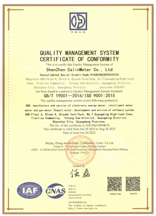 Calin Meter | Smart Prepayment Meters & AMI Solutions Manufacturer ...