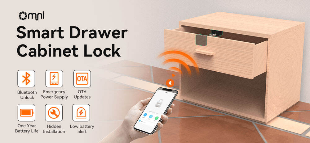 Smart cabinet lock | Keyless cabinet lock | cabinet locking systems - OMNI