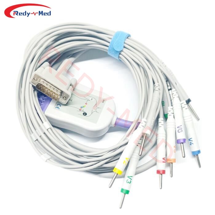 Compatible With Dr. Lee 120B, 310A, 310B 10 Lead EKG Cable | One-Piece ...