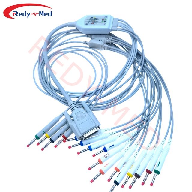 Zoncare IMAC 1800 16/18 Lead EKG Cable Banana4.0