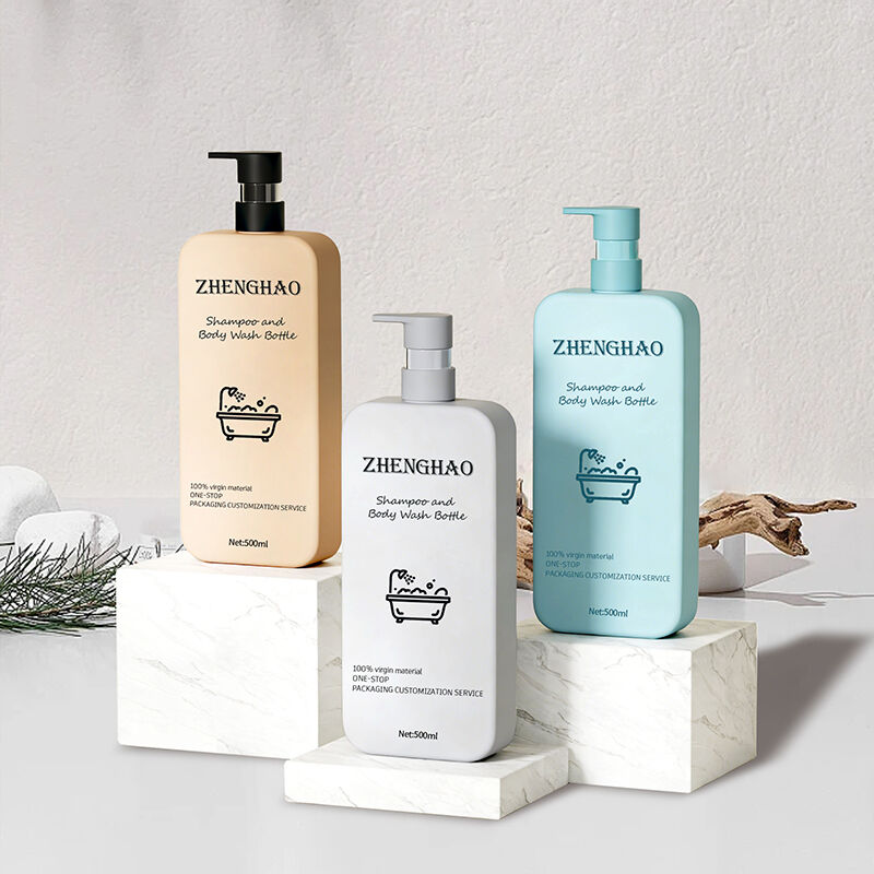 botellas de plástico de 16 oz para el embalaje de champú capilar-C70239 ...