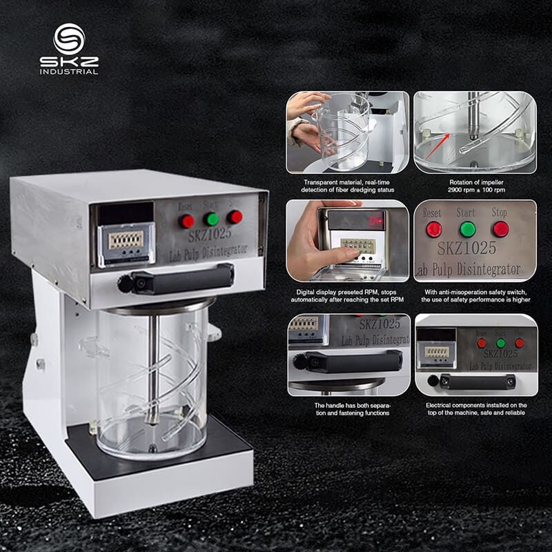 Electric Fiber Stirrer Testing Equipment Laboratory Pulp Disintegrator ...