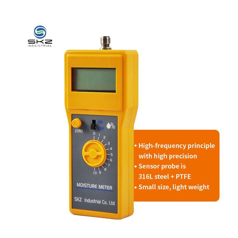 Light Weight Portable Digital Food Moisture Meter With 316L Steel PTFE ...