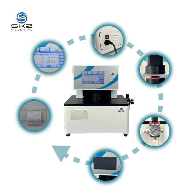 Fully automatic Air permeability tester for fabric and paper