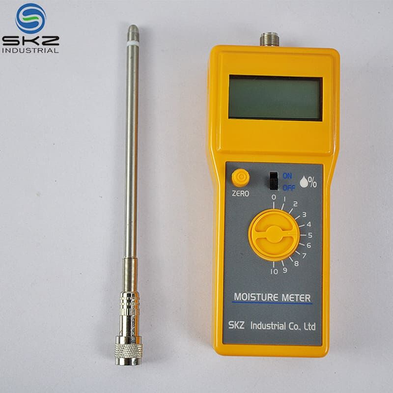 Light Weight Portable Digital Food Moisture Meter With 316L Steel PTFE ...