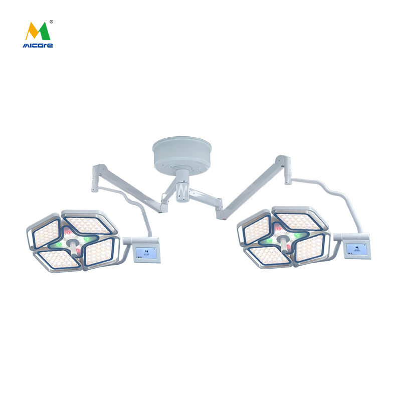 MICARE MAX LED E700/700 Hospital Double Dome Surgical Light Medic Surgery LED Lamp OT Ceiling ...