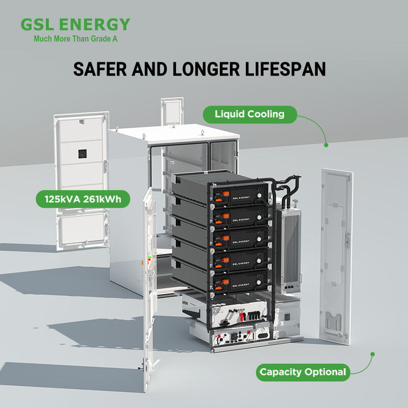 GSL Energy 125kW / 261kWh All-in-One Liquid-Cooling High-Voltage Energy ...
