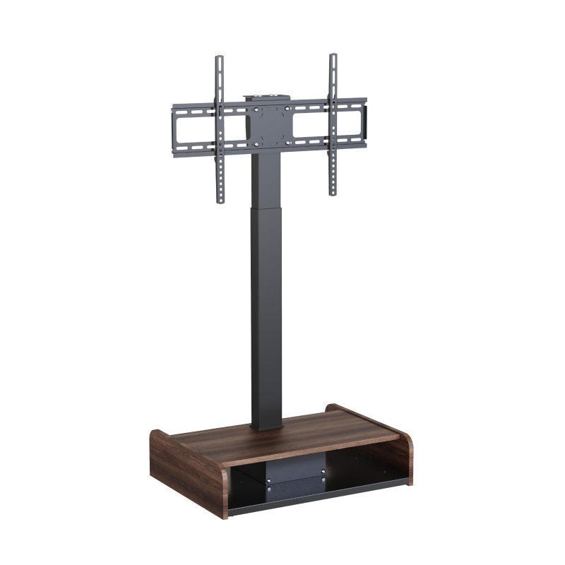 Professional Mobile TV Stand with Wheels | Height Adjustable Display ...