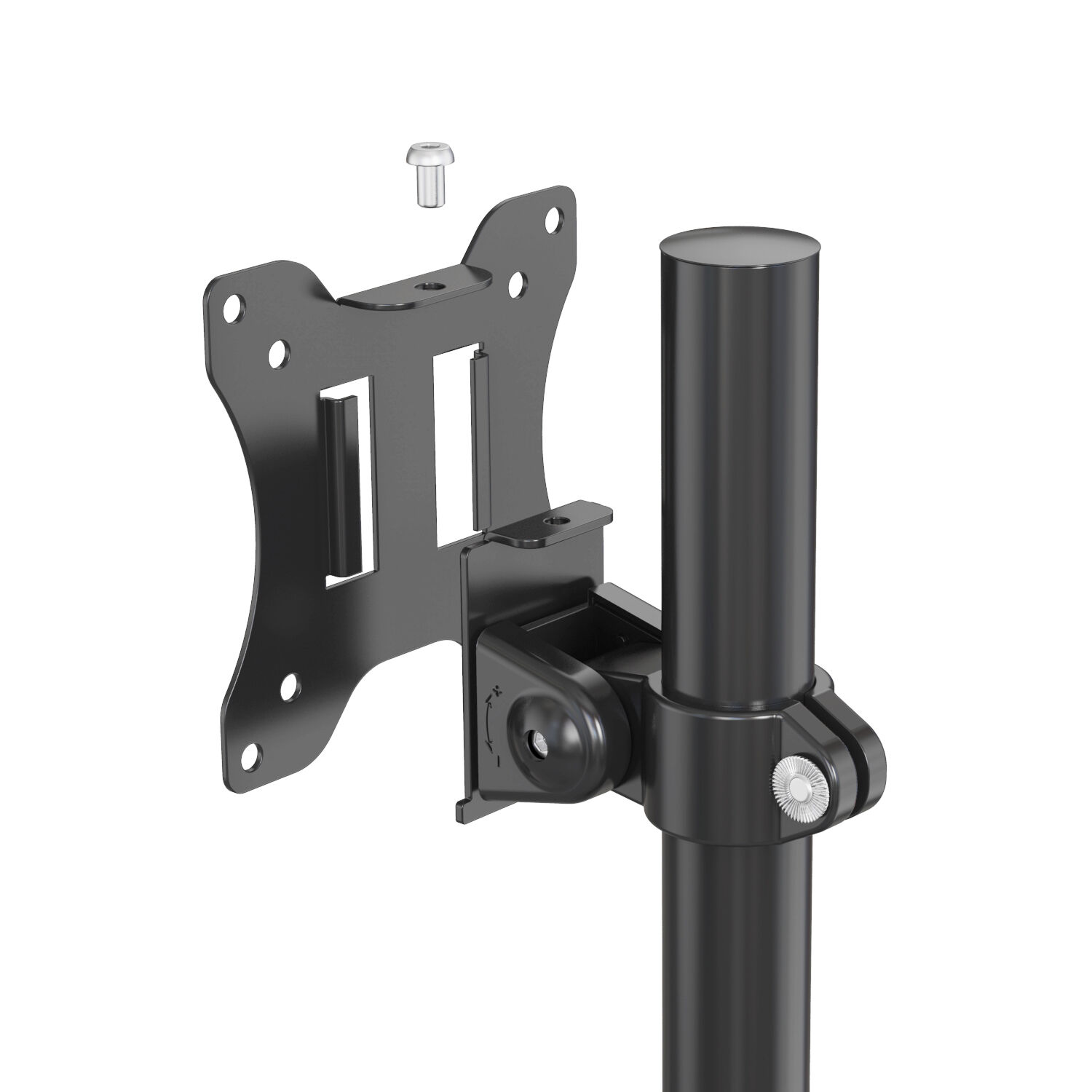 Manual Adjustable Single Monitor Mount with Cable Management V-MOUNTS ...