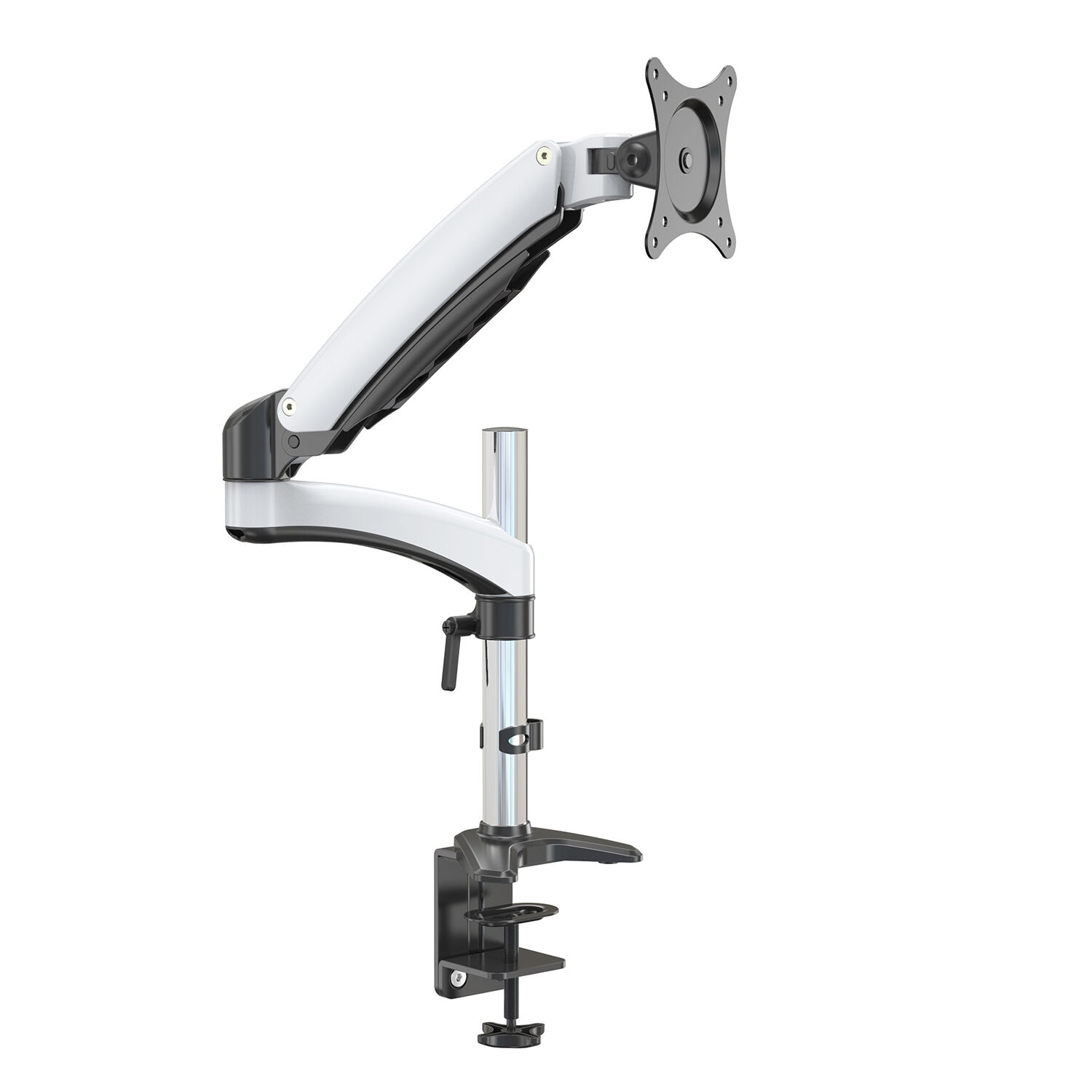 Height Adjustable Single Monitor Arm with 360° Rotation – V-MOUNTS VM ...