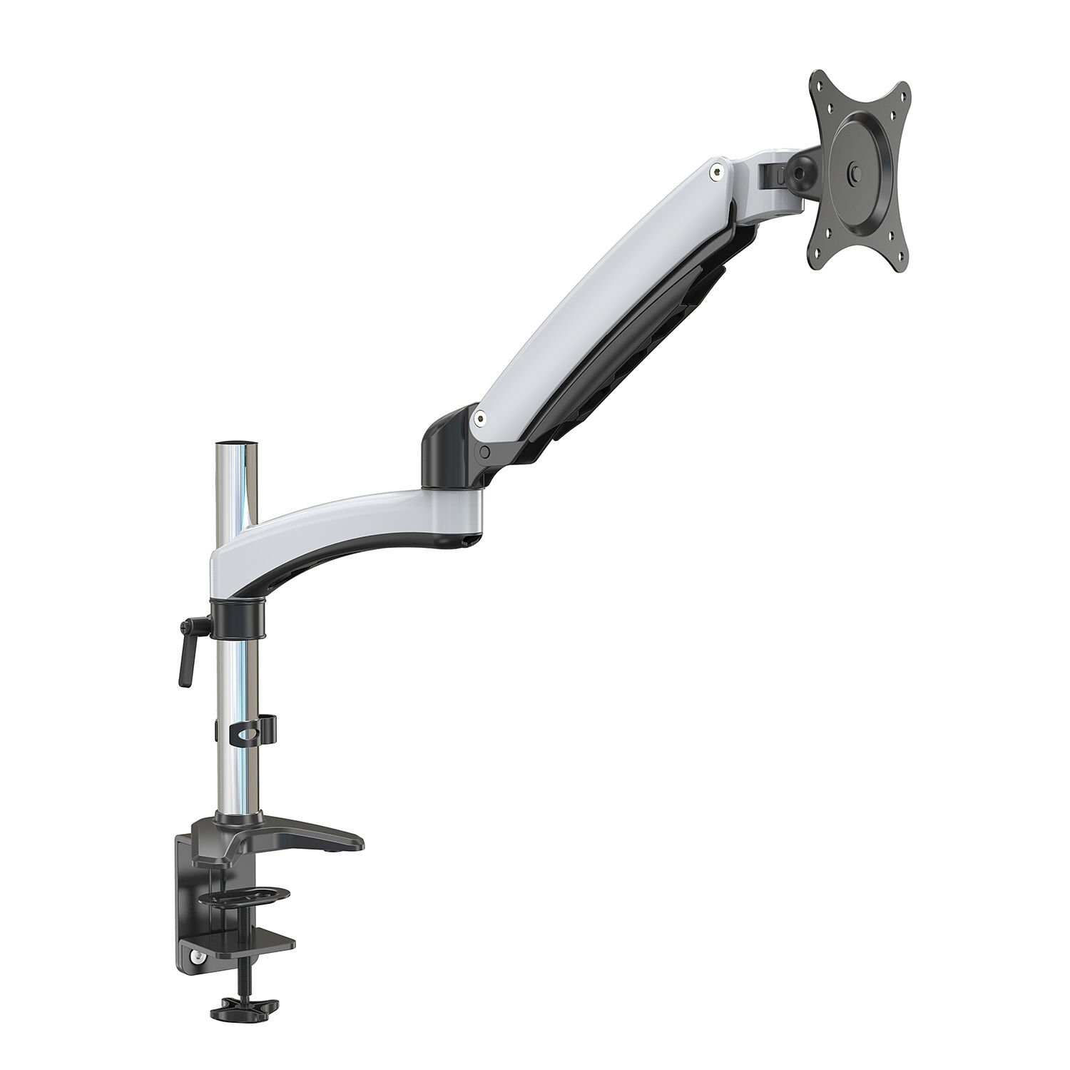 Height Adjustable Single Monitor Arm with 360° Rotation – V-MOUNTS VM ...