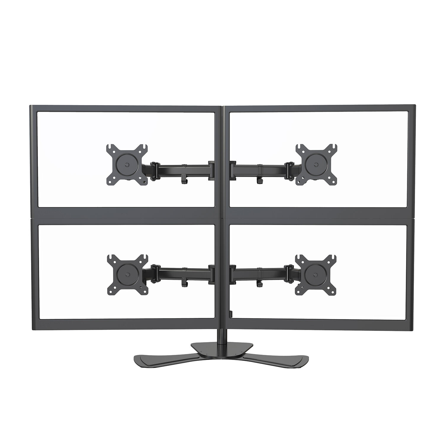 Heavy Duty Freestanding Monitor Arms for 4 Screens V-MOUNTS VM-D31S ...