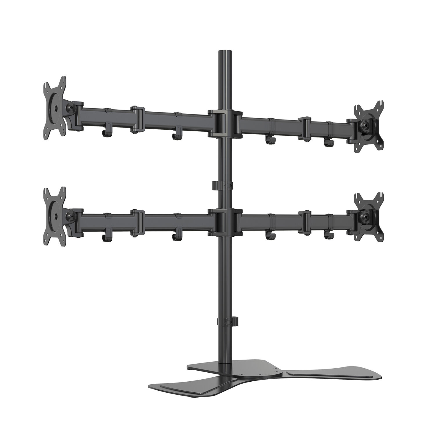 Heavy Duty Freestanding Monitor Arms for 4 Screens V-MOUNTS VM-D31S ...