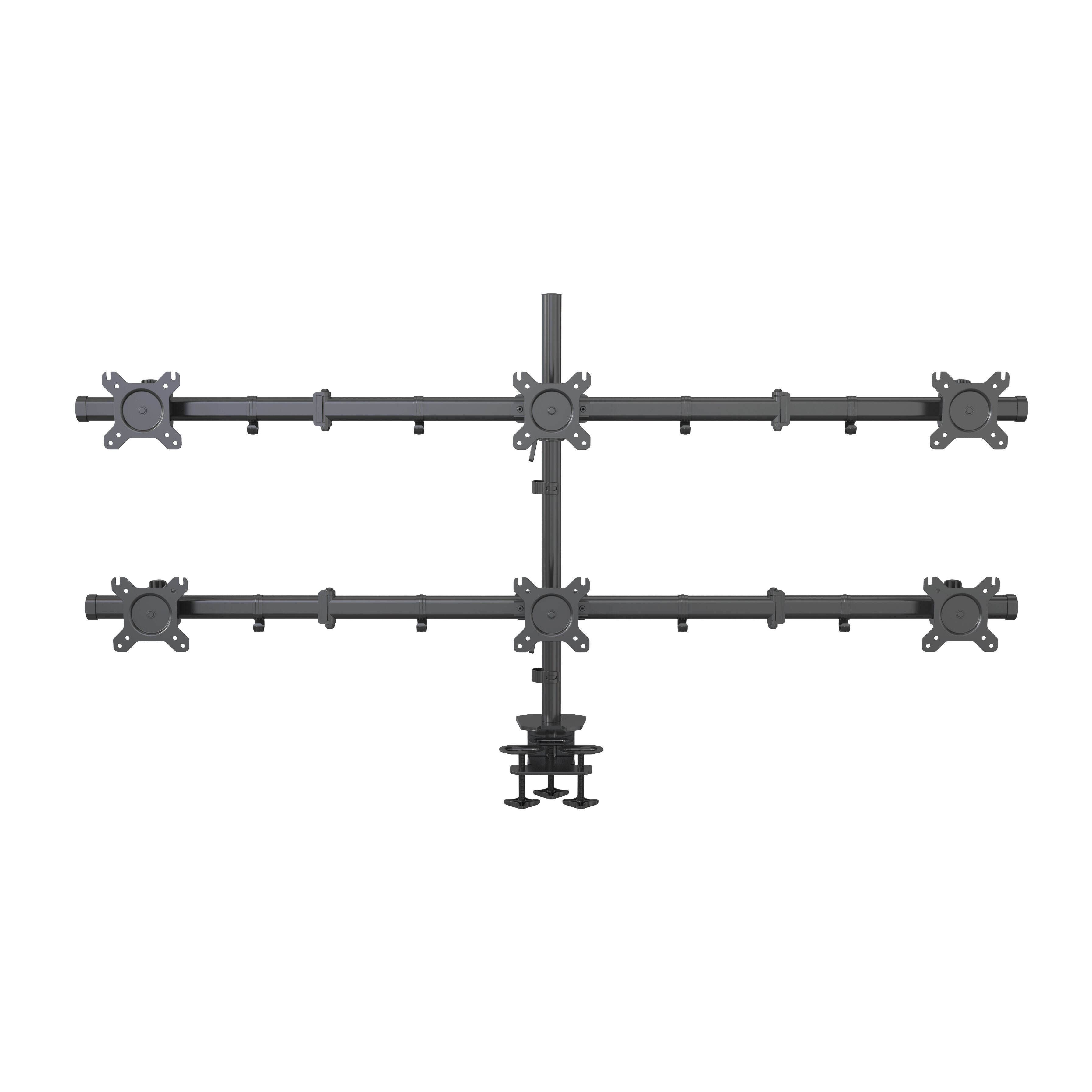 360 Degree Rotating Monitor Arm with Cable Management for 13-27 ...