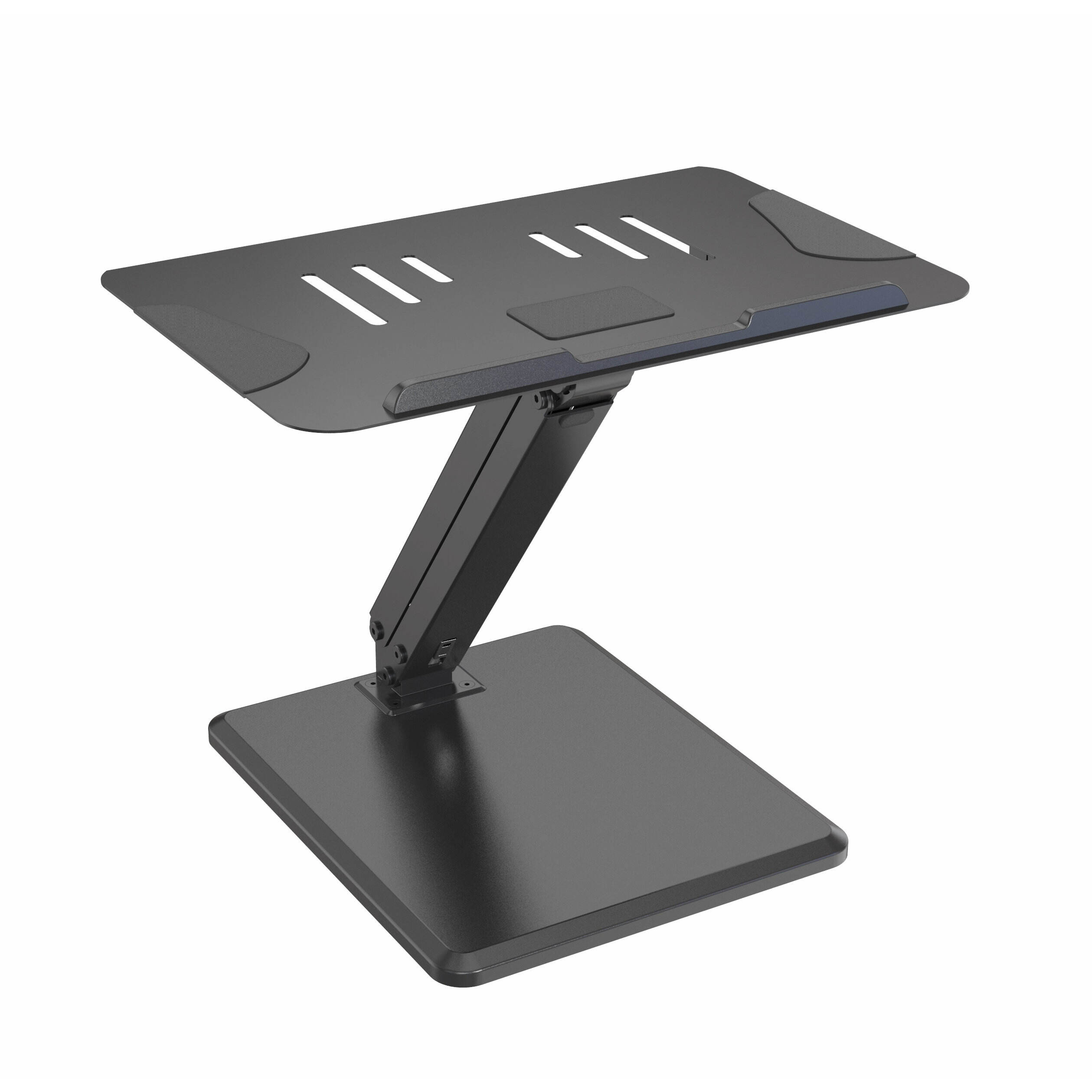 Ergonomic Adjustable Laptop Stand with Gas Spring – Foldable Desktop ...