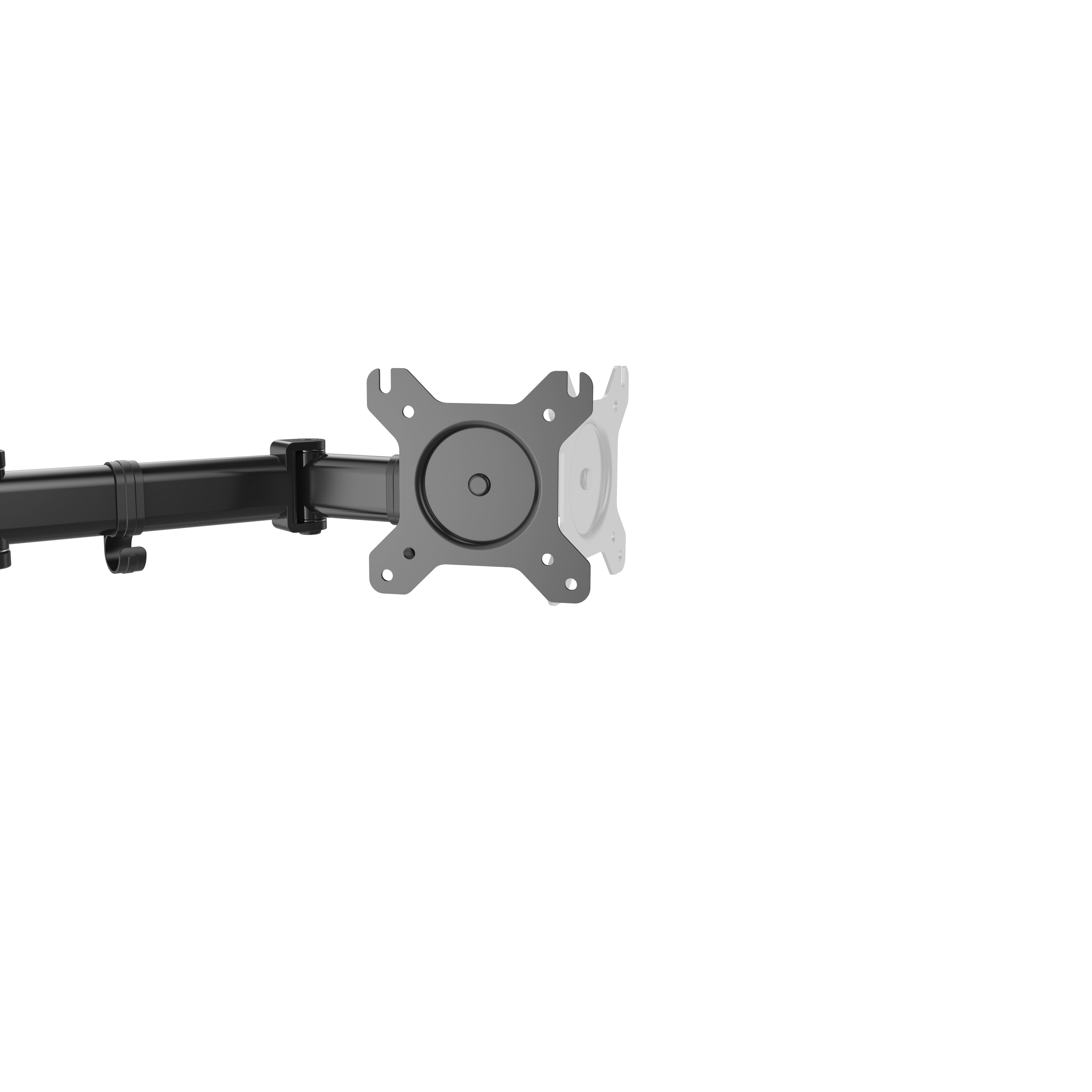 Ergonomic Height Adjustable Triple Monitor Mount for Corner Desk V ...