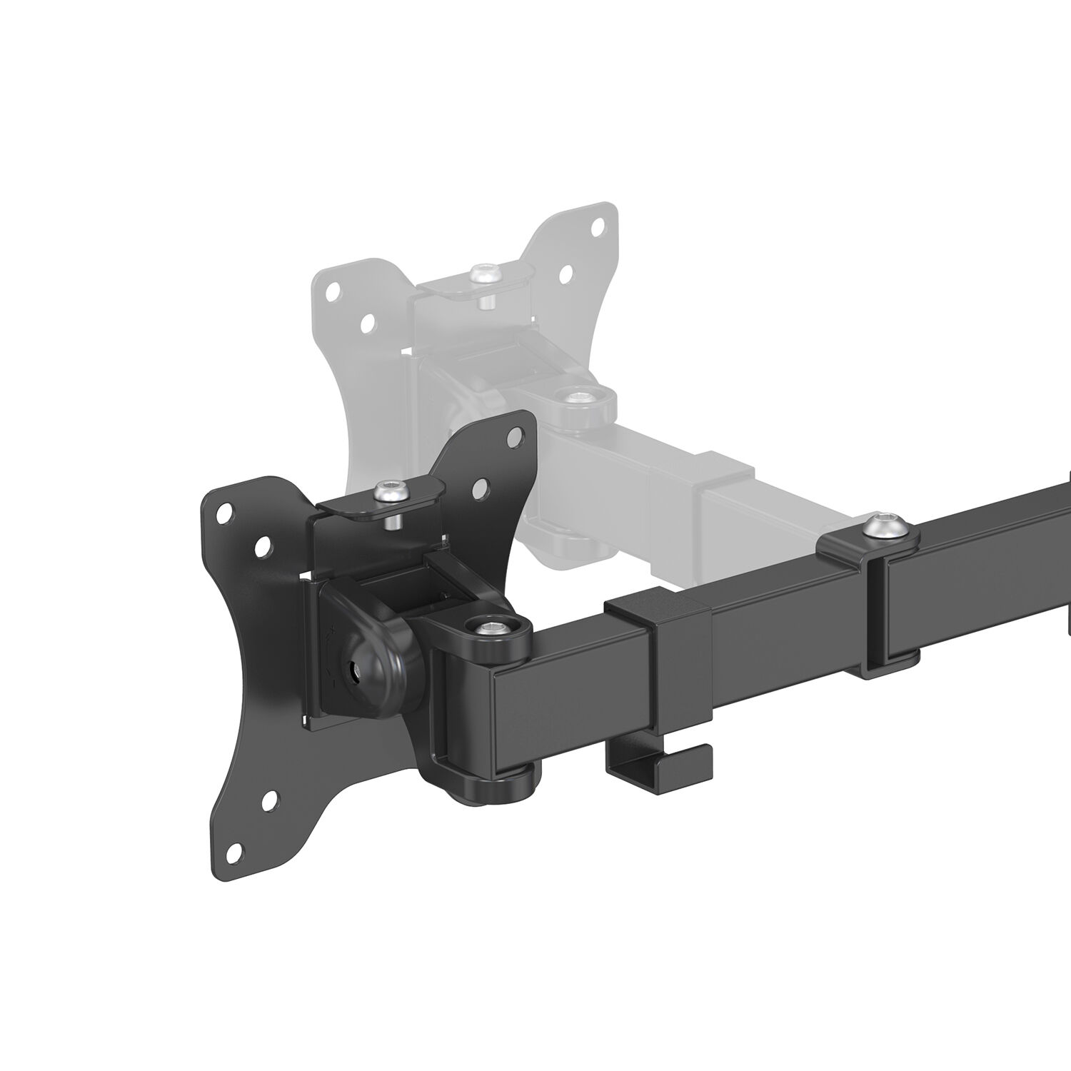 Dual Monitor Adjustable Stand for Two Monitors with External Cable ...