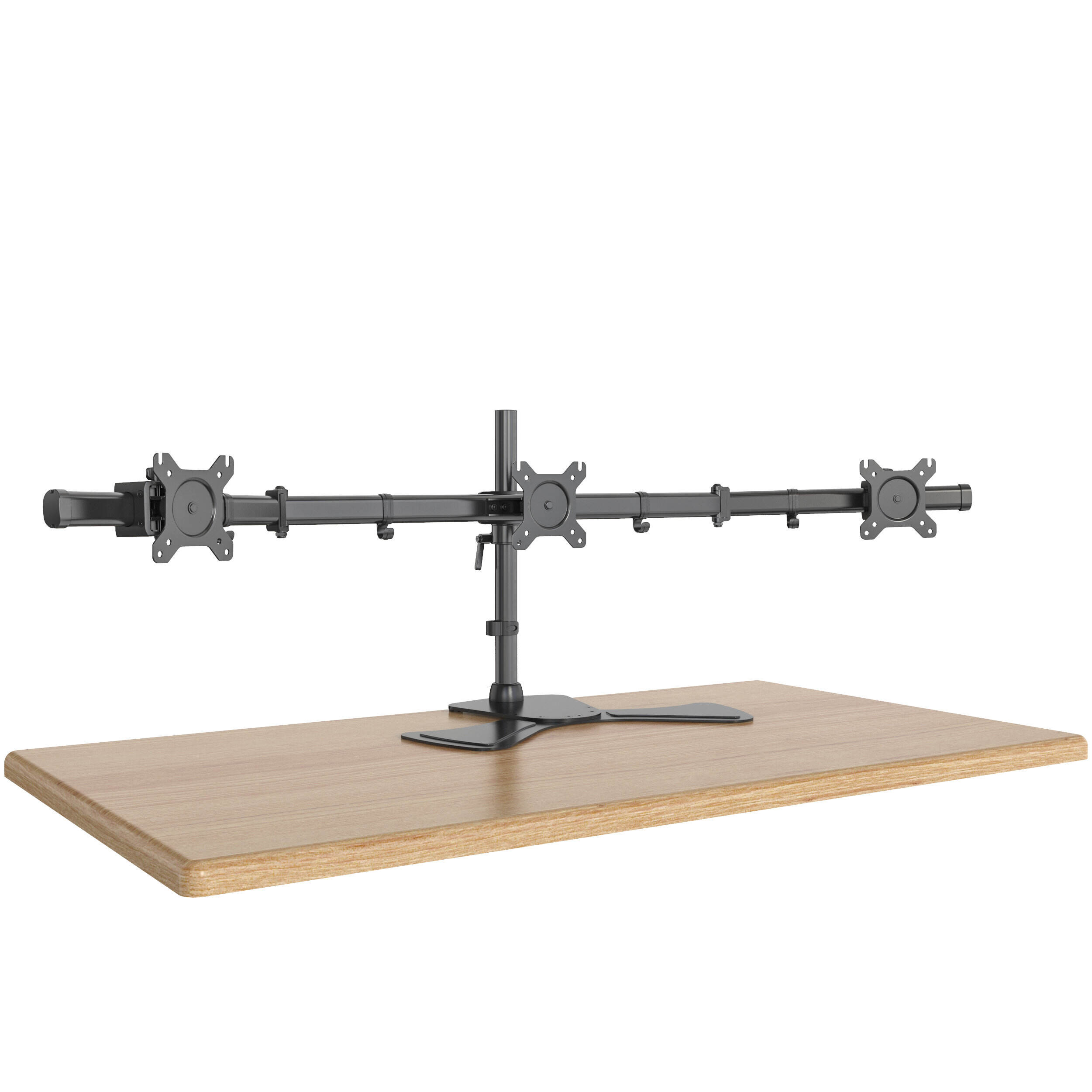 Freestanding Triple Monitor Mount Adjustable Stand for 15''-24 ...