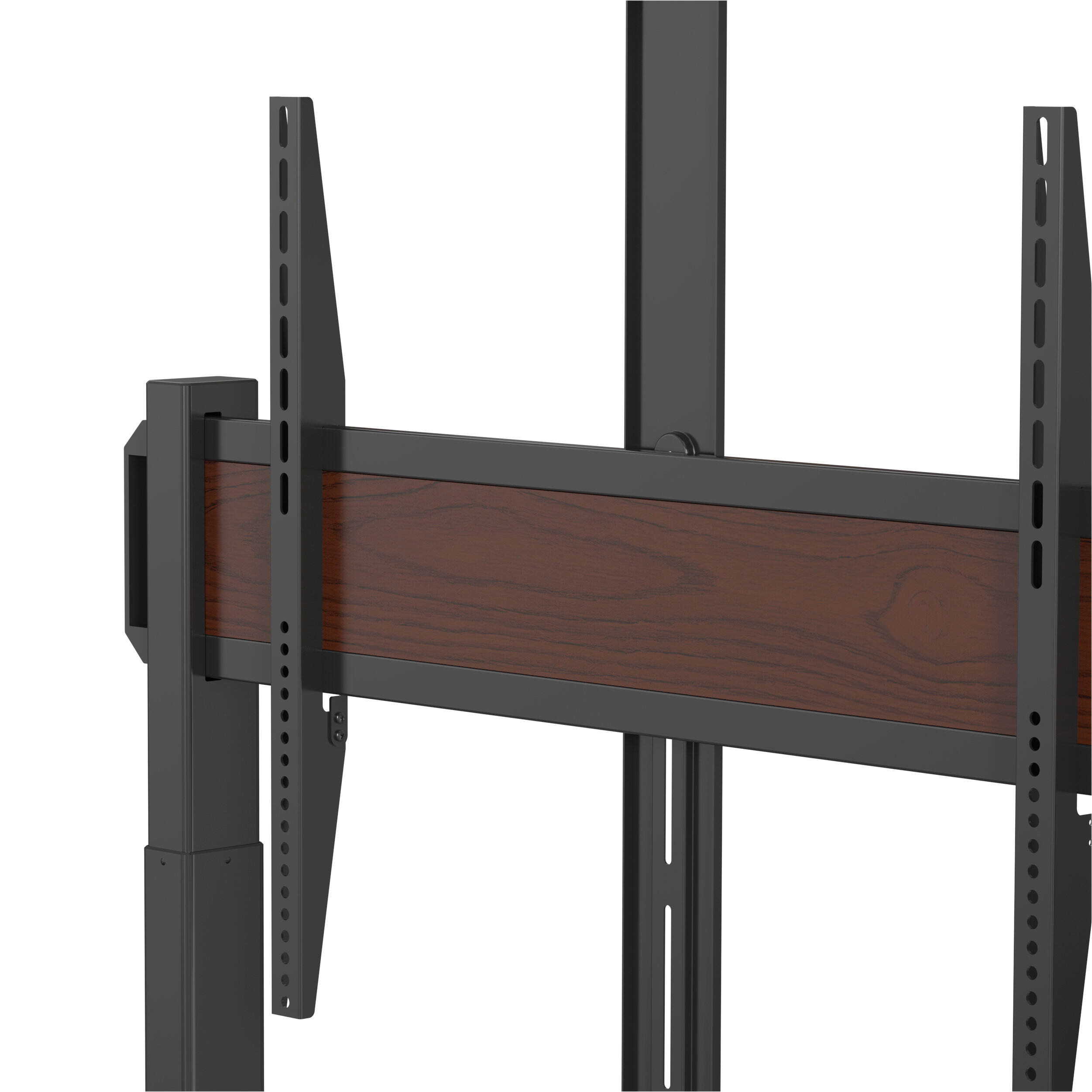 Height Adjustable Dual Motor TV Mount with Wheels for 37-100" Screens ...