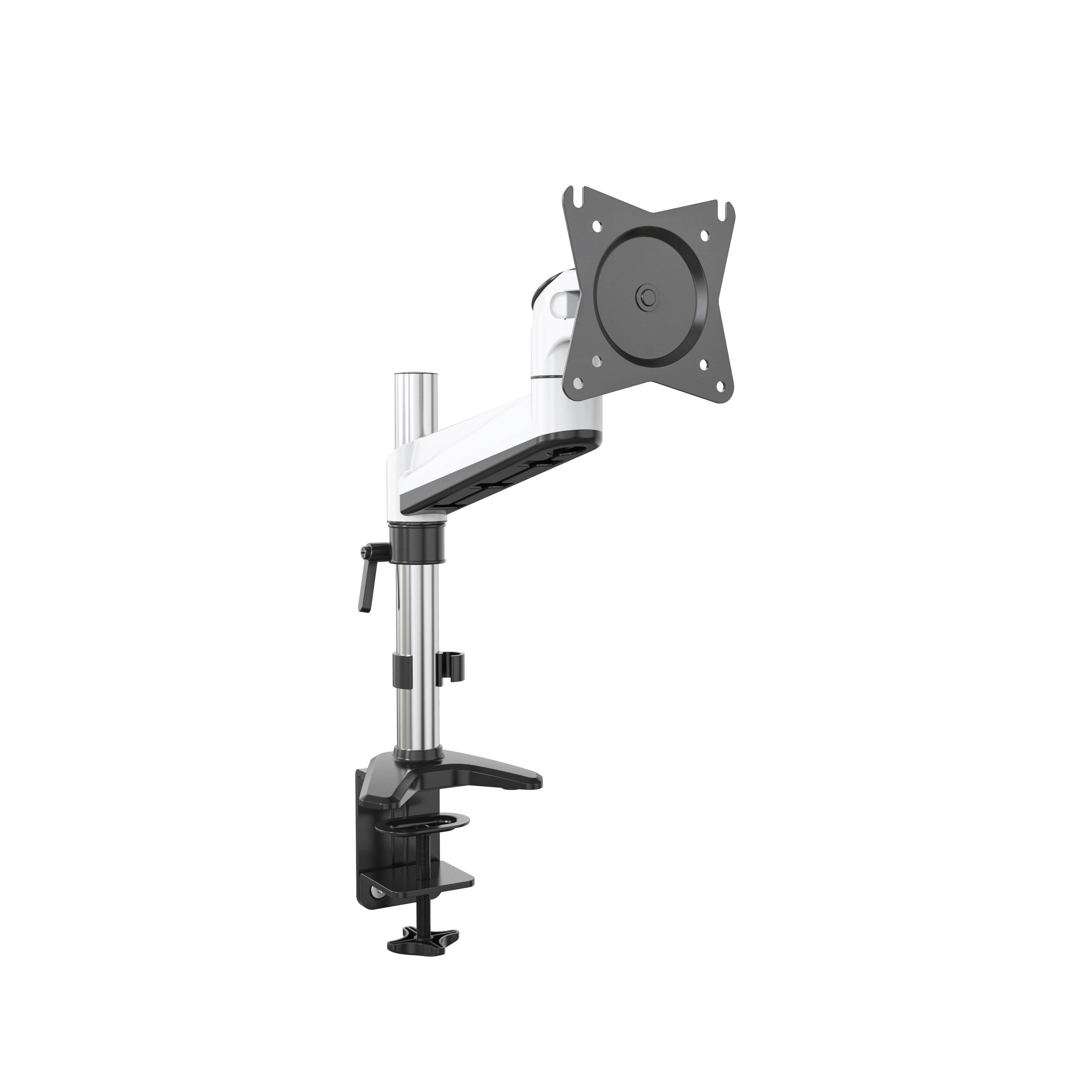 Manual Height Adjustable Single Monitor Arm with Cable Management – V ...