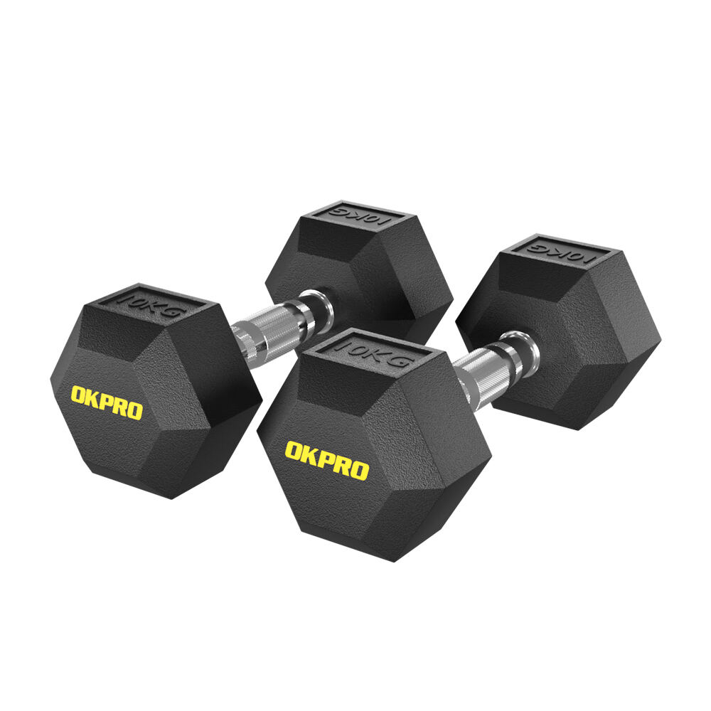 How does the hex dumbbell design improve safety and storage in gyms ...