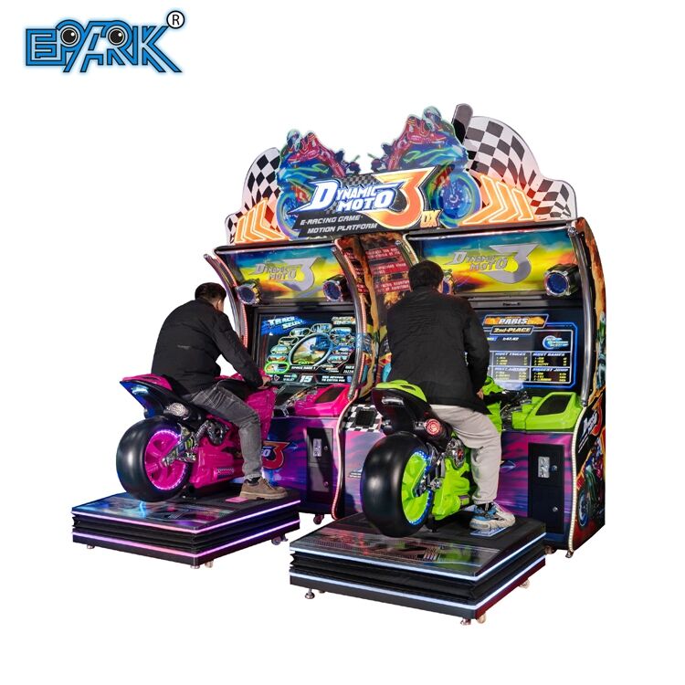 Coin Operated Dynamic Racing Motorcycle Game Machine