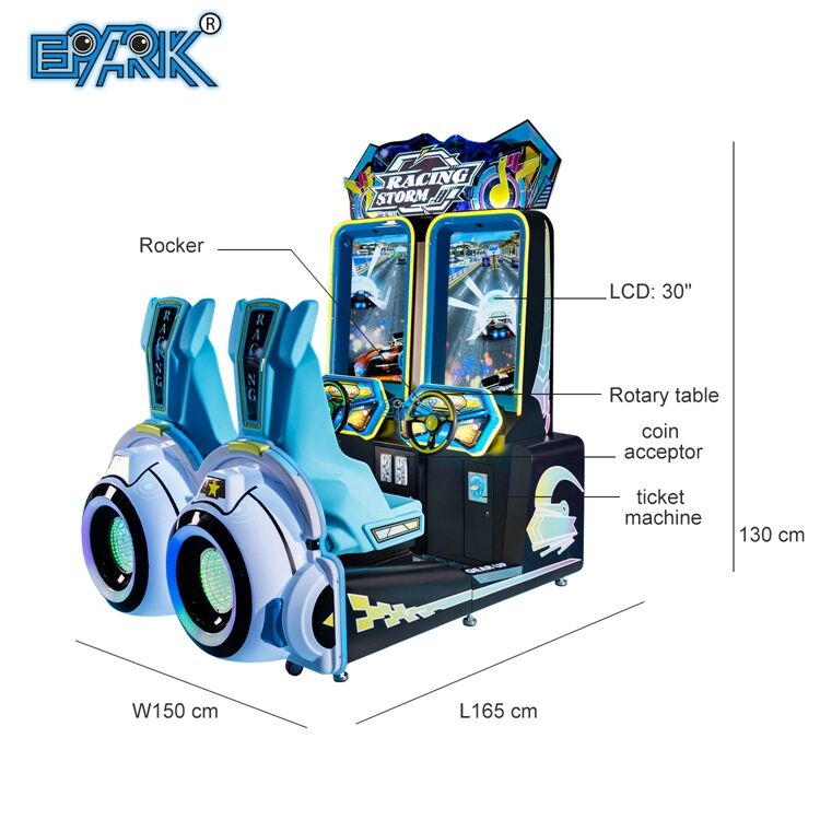 Coin Operated Racing Game Machine Arcade Video Game Machine For Sale