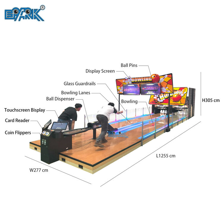 Complete Set of Bowling Alley and Equipment
