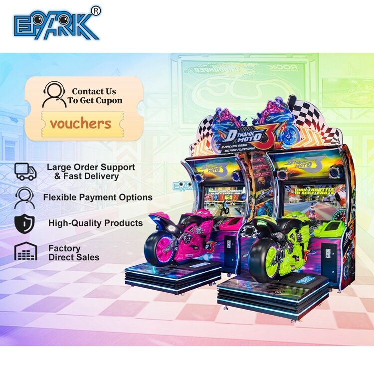 Coin Operated Dynamic Racing Motorcycle Game Machine