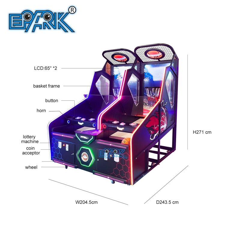 Street Basketball Arcade Game Machine Basketball Shooting Machine