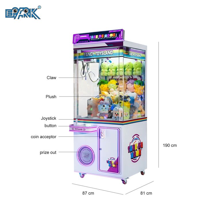 Full Transparent Crane Claw Machine