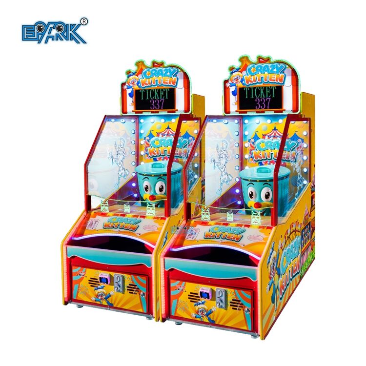 Throwing Ball Tickets Redemption Games Interactive Game Machines