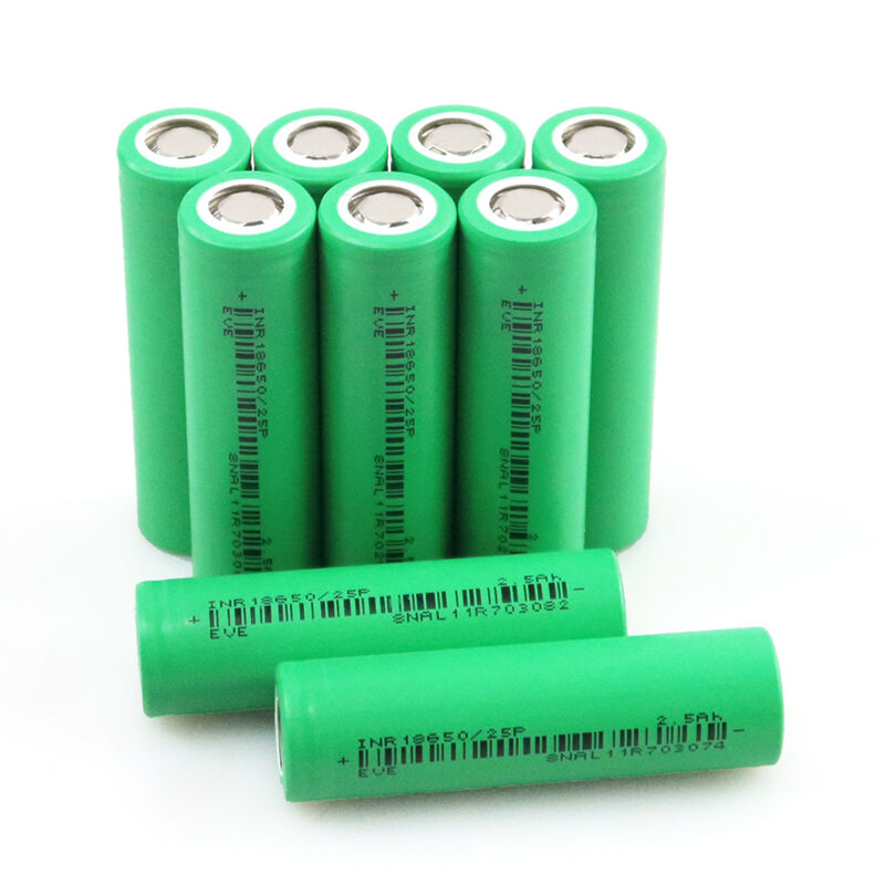 Eve 18650 3.7V pil 2500mah hücre 25p 18650 elektrikli aletler için pil ...