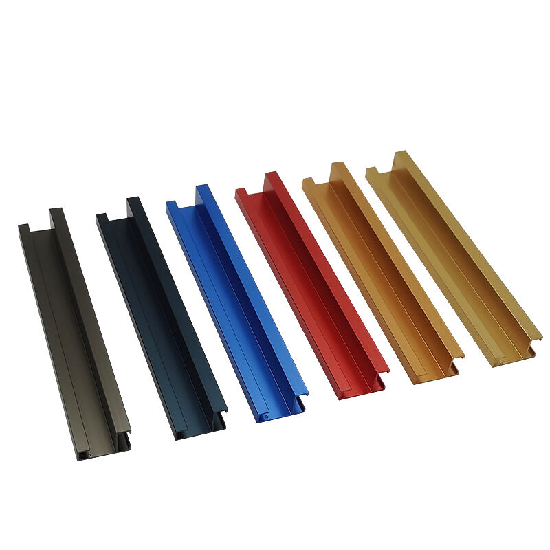 Aluminum Profile ISO Factory Aluminum Extrusion Handle Custom Anodizing ...