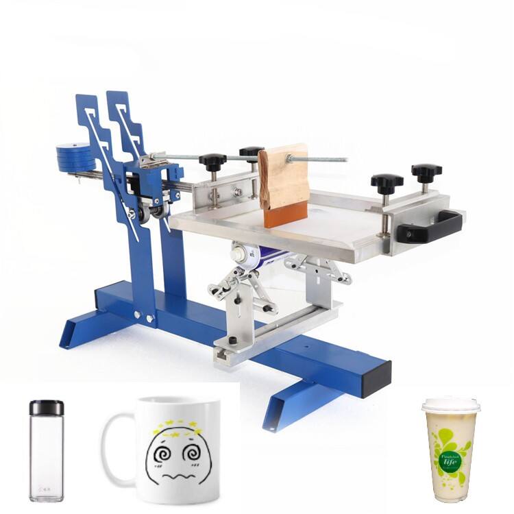 High-Precision Single Color 1-Station Manual Cylindrical Screen ...