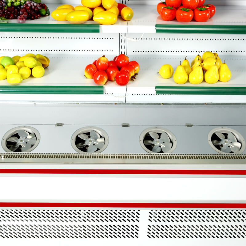 Multi-Decks Doorless Merchandising Display Chiller with Remote Compressor