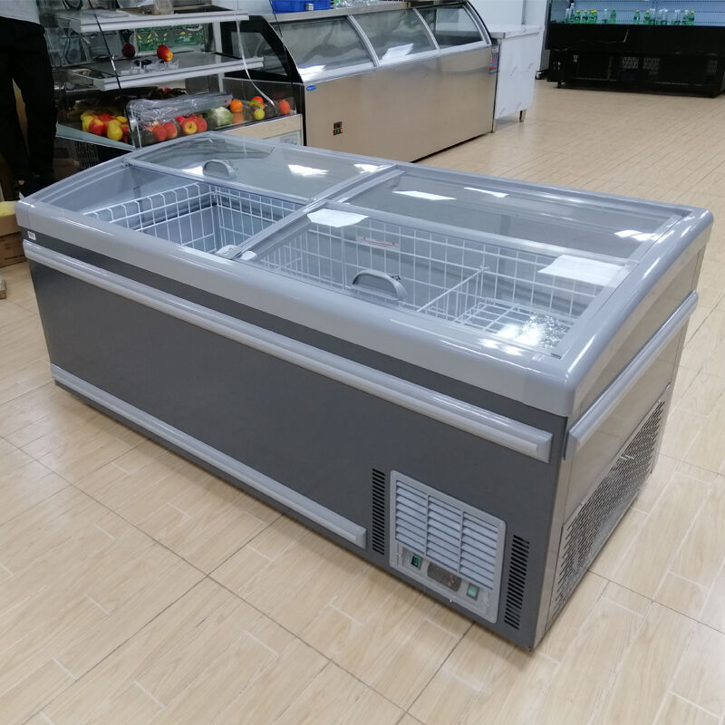 Top Opening Chest Freezer Display: LOW-E Glass Doors & Lid