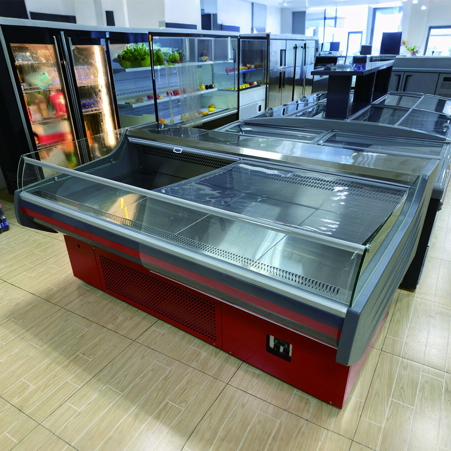 Commercial Fresh Meat & Seafood Refrigerated Showcase