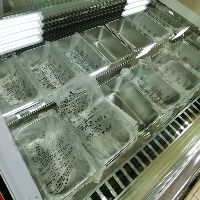 Frost-Free Commercial Gelato & Ice Cream Display Showcase