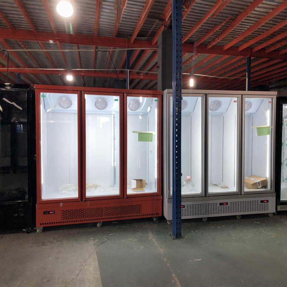 Built-in 1600L Frozen Food Display Cabinet for Supermarkets