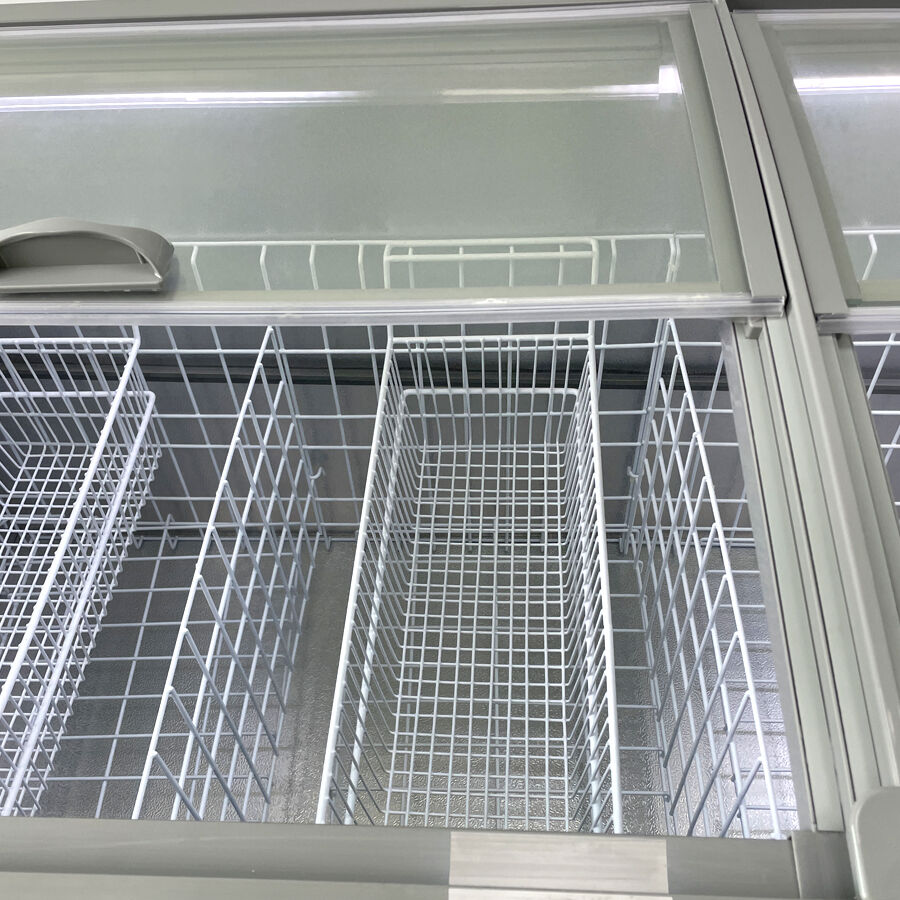 Top Opening Chest Freezer Display: LOW-E Glass Doors & Lid