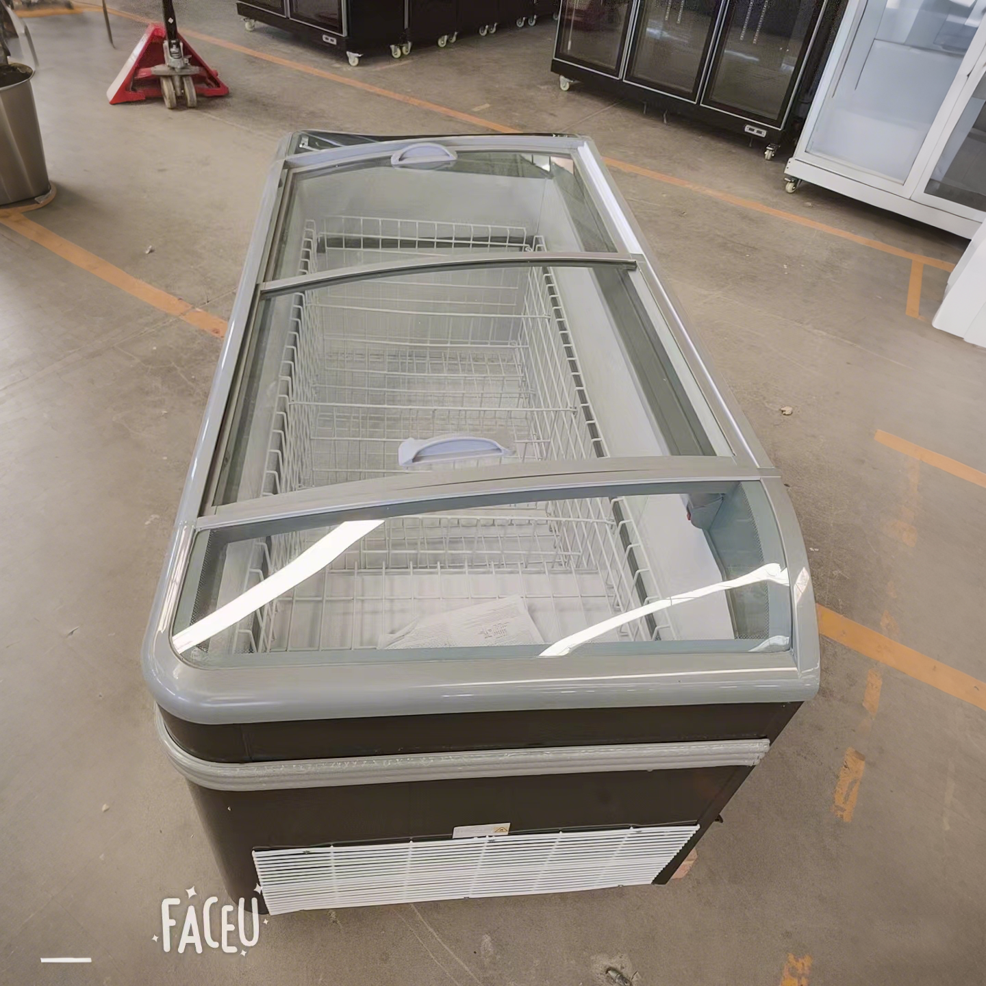 -18℃ 600L Chest Display Freezer for Convenience Stores