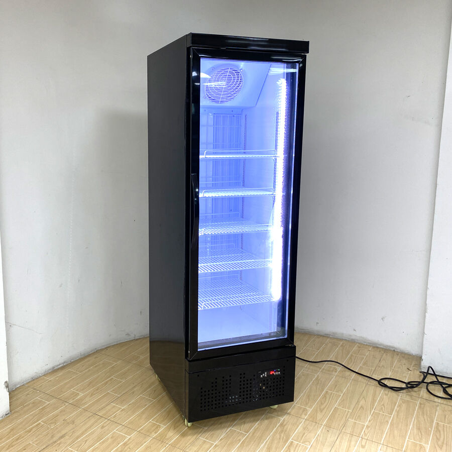 Single-Door Slim Energy-Efficient Beverage Cooler