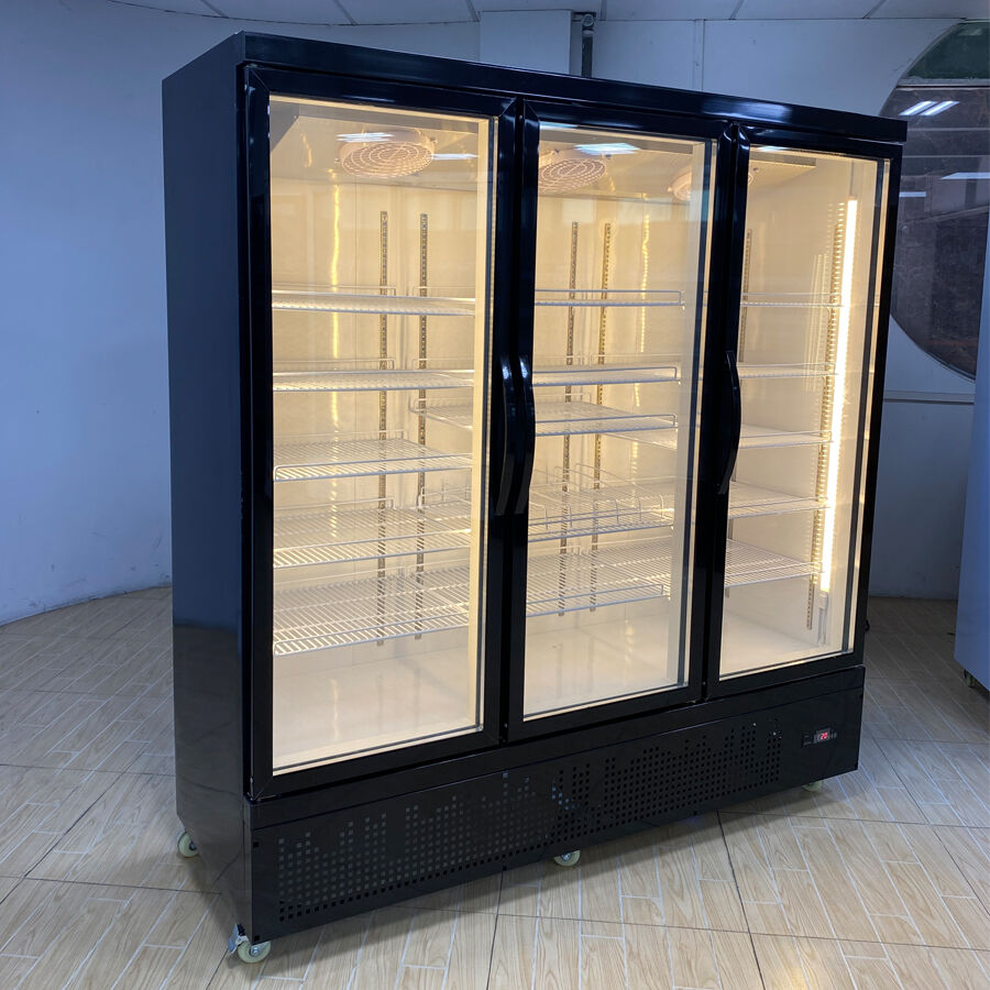 Built-in 1600L Frozen Food Display Cabinet for Supermarkets