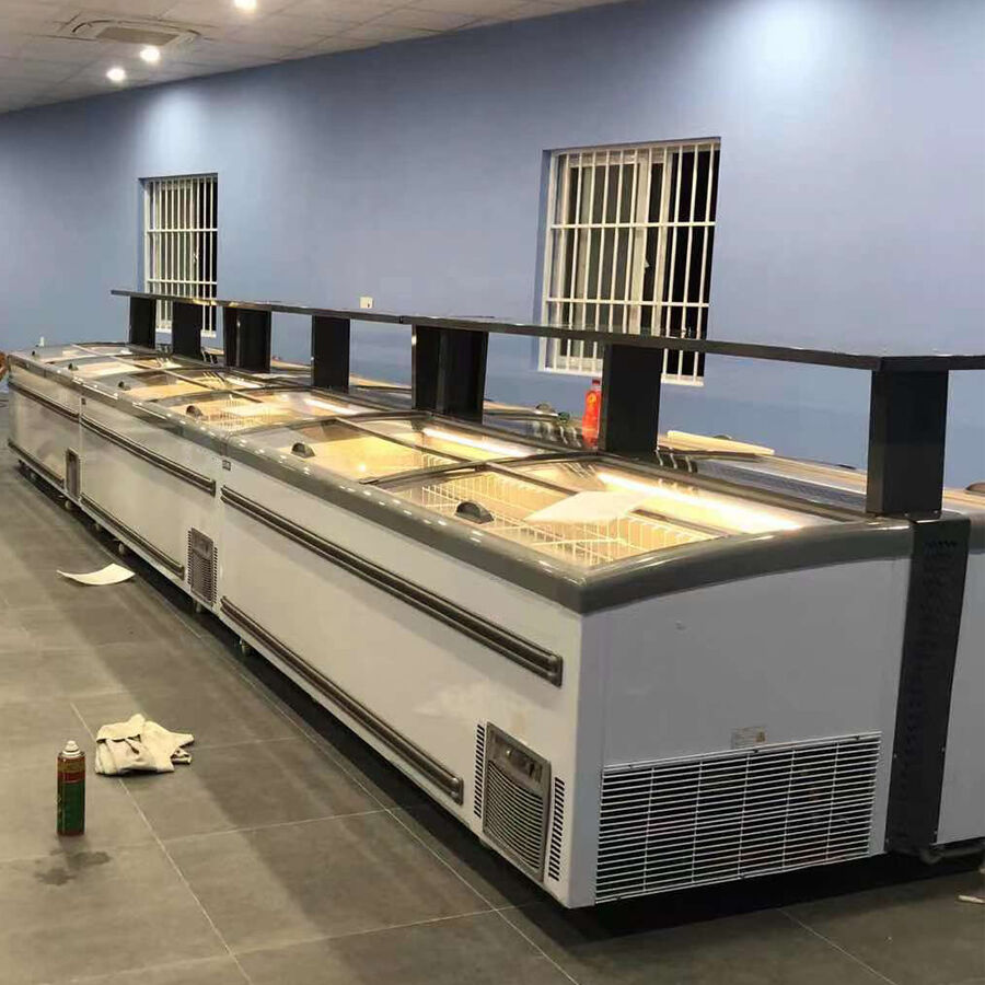 Auto-defrost Island Display Freezers: 450L - 1100L Capacity